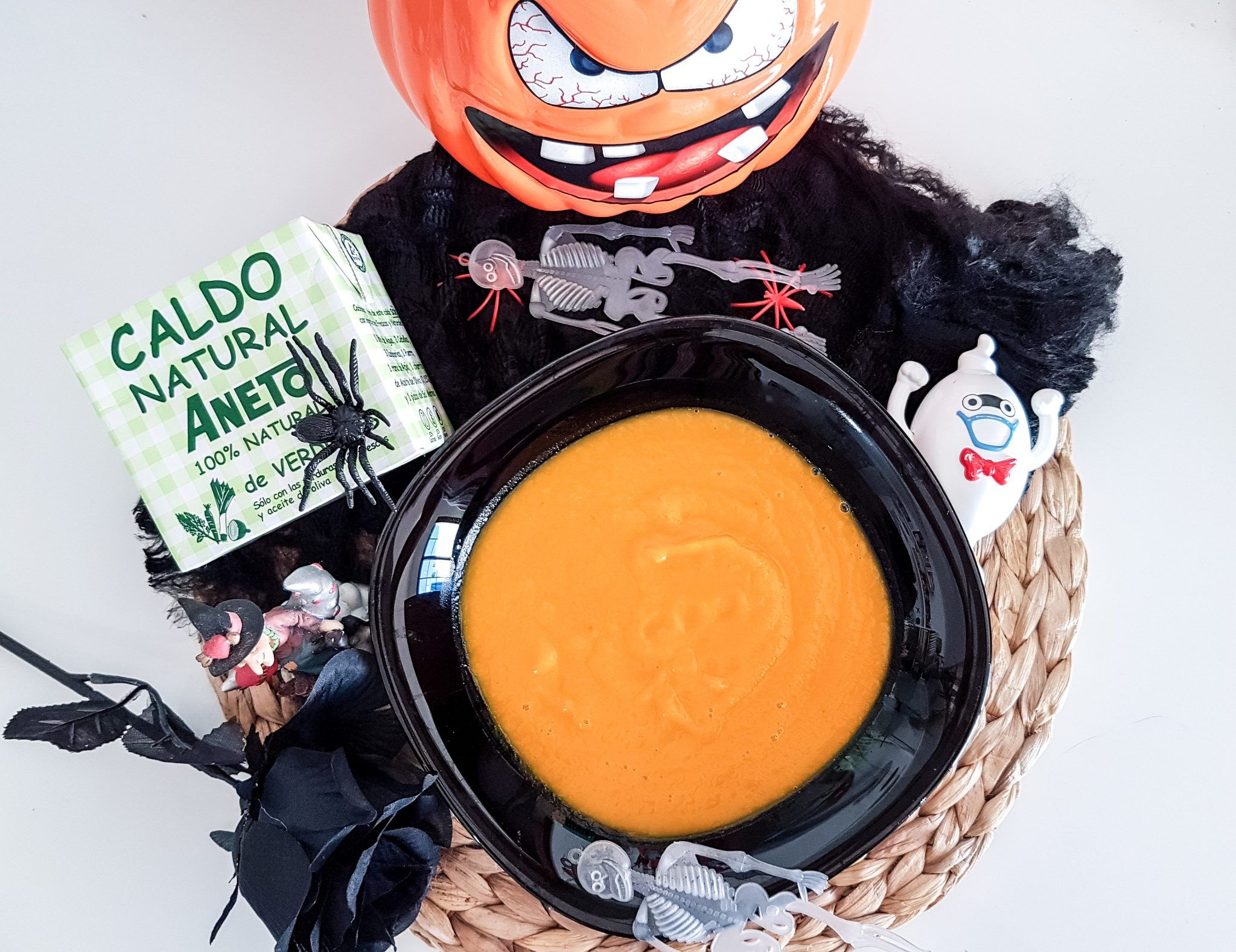 Sopa o crema de calabaza, receta especial Halloween - Crianza entre letras